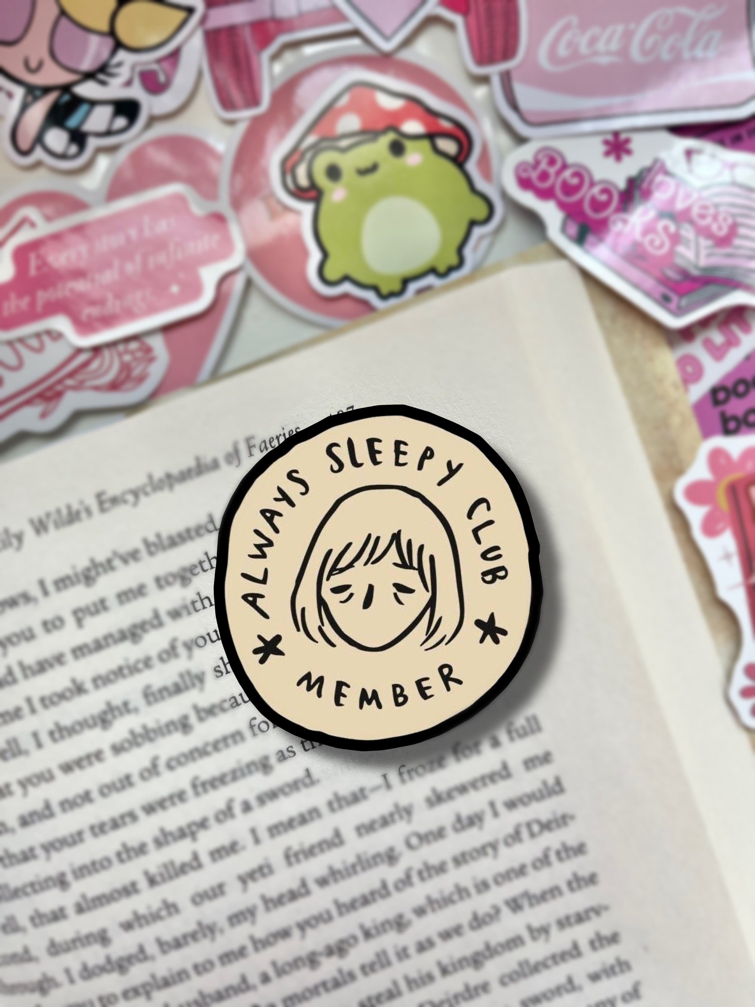 Always Sleep Club Member Sticker – Bookworld UAE